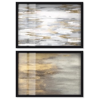 Luxe Abstracts Art Set of 2 Shadowbox Print by Art Remedy - Bed Bath ...