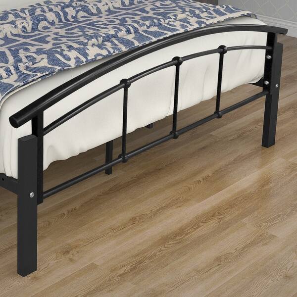 Metal Beds Frame with 13-Piece Metal Slat Frame - Bed Bath & Beyond ...