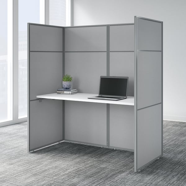 Easy Office 60W Closed Cubicle Desk by Bush Business Furniture - Bed ...
