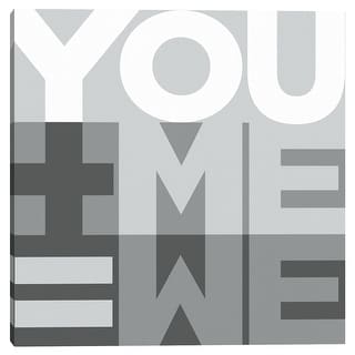You Me We I by Parker Jones Canvas Art Print - Bed Bath & Beyond - 39032871