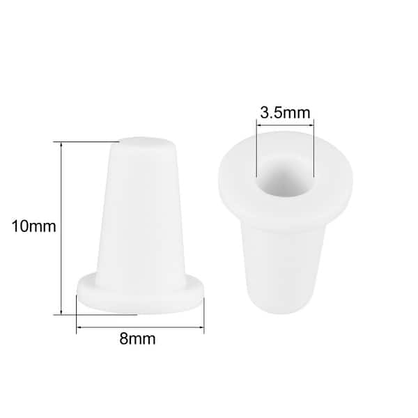 20Pcs 3.5mm Hole Dia Tactile Switch Caps Cover Keycaps White for 6x6 ...