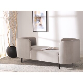 SAFAVIEH Couture Frieda Tete-a-Tete Chaise Chair (Fully Assembled ...