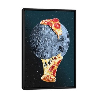 iCanvas "Pizza Moon" by James Ormiston Framed Canvas Print - Bed Bath ...