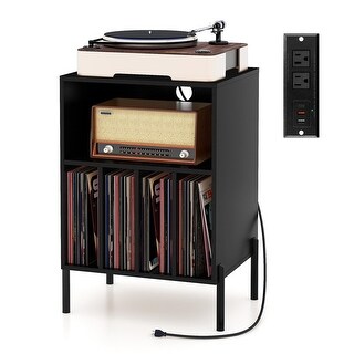 Turntable Side Table - 18"D x 21"W x 31"H - Bed Bath & Beyond - 41463797