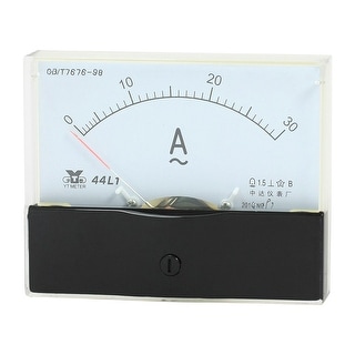 Fine Turning Dial Panel Ammeter Tester AC 0 - 30A Measure Range 44L1 ...