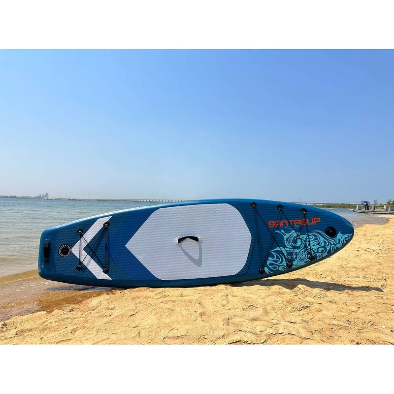 Surfware 128 in. L Premium Inflatable Stand Up Paddle Board with Full ...