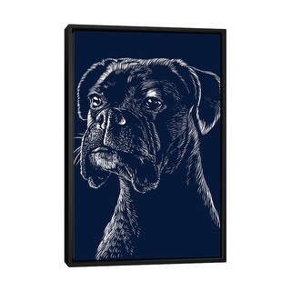 iCanvas "Boxer Dog Pet" by Alberto Perez Framed Canvas Print - Bed Bath ...