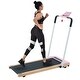 Pink HP-P12 API Electric Folding Treadmill with LCD Display Screen and ...