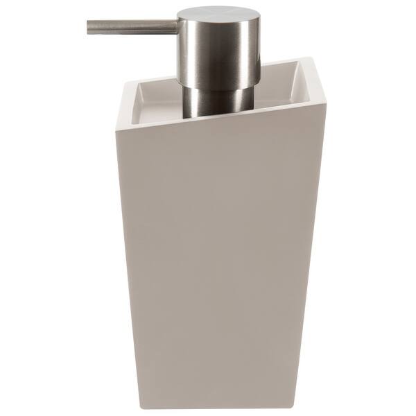 Countertop Soap And Lotion Dispenser Spirella Yoshi Matte Taupe Gray ...