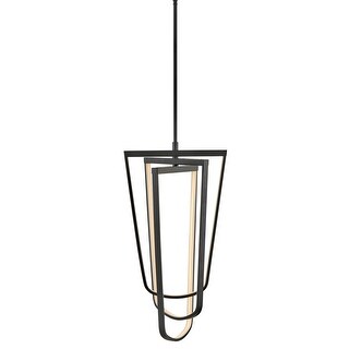Fredrick Ramond FR31037 Onyx 15" Wide LED Abstract Pendant - Bed Bath ...