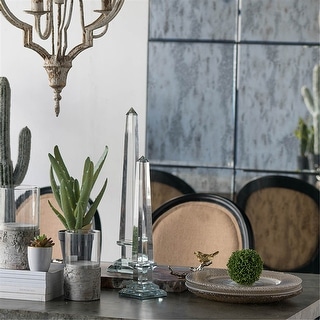 Set of 6 Matching Vintage Silver Mirror Panes, Versatile DIY Mirrors ...