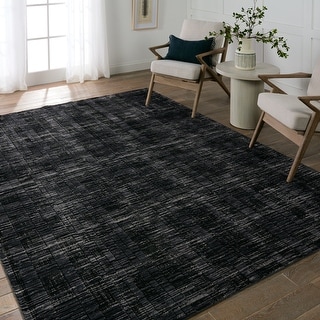 Phantom Geometric Gray/ Black Area Rug - Bed Bath & Beyond - 36129795