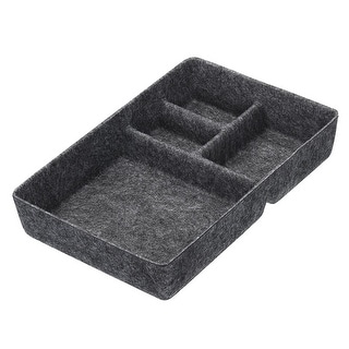 Felt Drawer Organizer, 4 Compartments Storage Drawers Organizer Tray ...