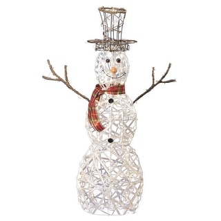 Sienna R840411T 3D Wire Snowman Christmas Decoration, White, Metal, 48 ...