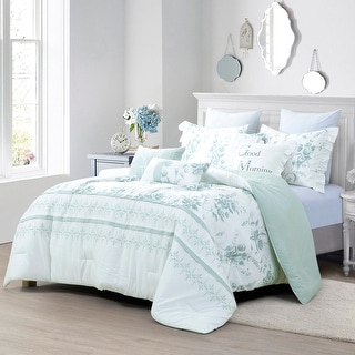 MarCielo 7 Pieces Bedding Comforter Set Melody - Bed Bath & Beyond ...