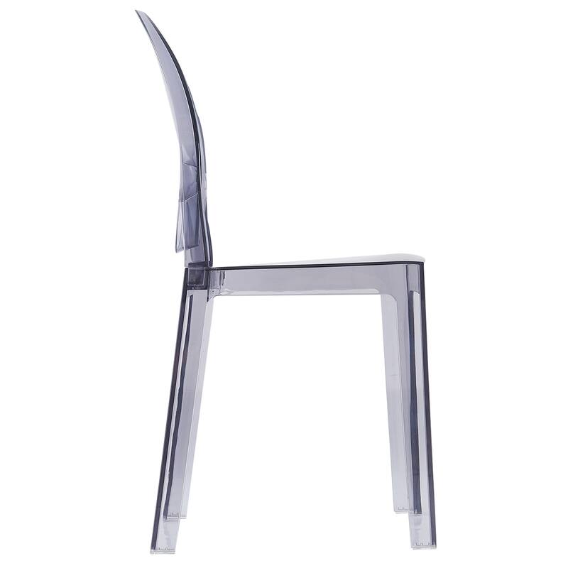 Set of 4 Larger Dining Chairs Modern Transparent Wedding Living Patio ...