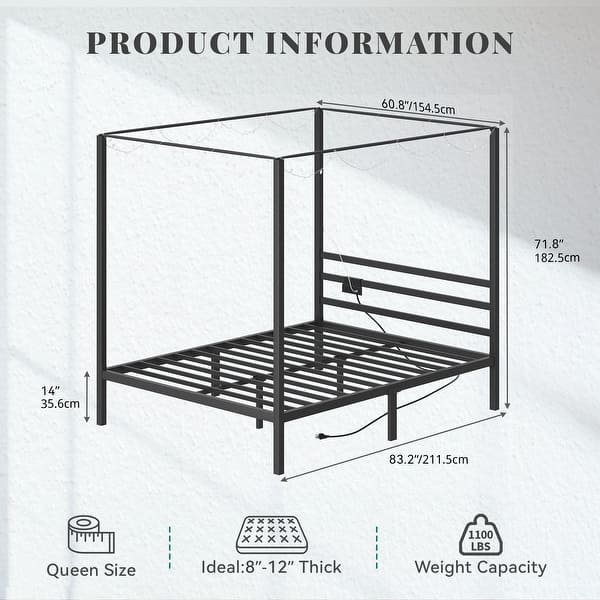 poster bed dimensions
