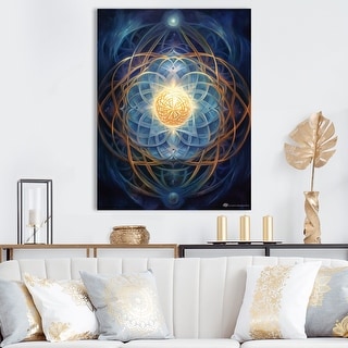 Designart "Mystical Mandalas I" Boho Mandala Wall Art Prints - Bed Bath ...