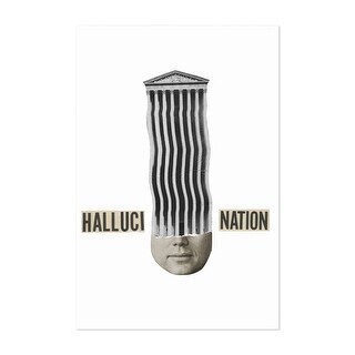 HALLUCI NATION Collage Abstract Figurative People Art Print/Poster ...