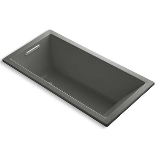 Kohler K-1121 Underscore Collection 60" Drop in Deep Soaker Bath Tub ...