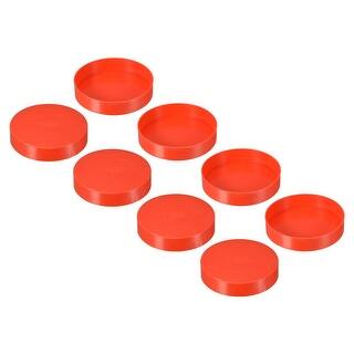 75mm ID Pipe End Caps, 8 Pack Round Tubing Insert Pipe Cover, Red - Bed ...