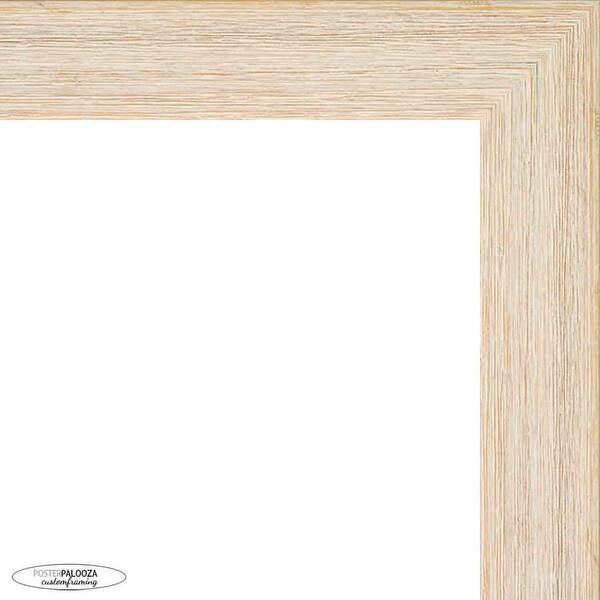 12x22 Frame Light Pine Complete Wood Picture Frame with UV Acrylic ...