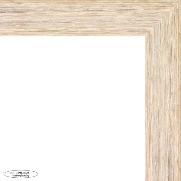 24x40 Frame Light Pine Wood Picture Frame with UV Acrylic, Foam Board ...