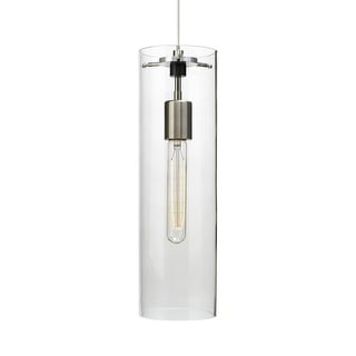 Tech Lighting 700TDBCNPC Beacon Cylinder Shaped Transparent Clear Glass ...
