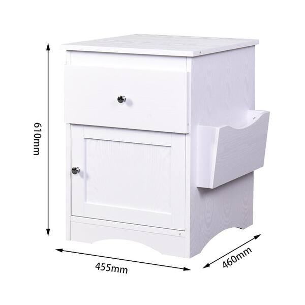 Space Saver Drawer Storage Cabinet with Magazine Rack - Bed Bath ...