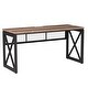 Industrial Home Office Desks, Rustic Wood Computer Desk, Farmhouse ...