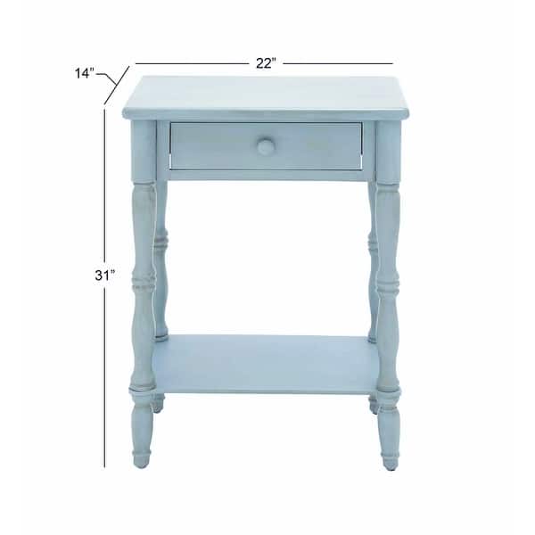 Farmhouse Hughes Rectangular 31-inch Wood Accent Table - Bed Bath ...