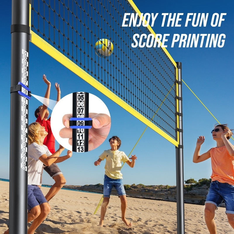 backyard volleyball setup