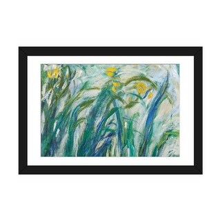 iCanvas "Yellow and Purple Irises, 1924-25 " by Claude Monet - Bed Bath ...