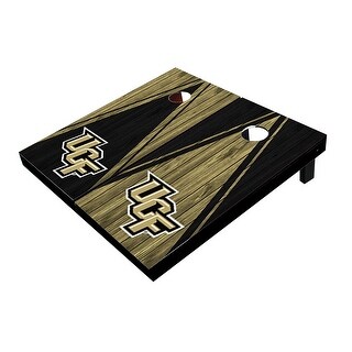 UCF Golden Knights Alternating Wood Look Triangle Cornhole Boards - Bed ...