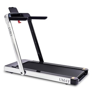 UMAY Home Folding 2.0 HP LCD Electric Treadmill with Bluetooth Speaker ...