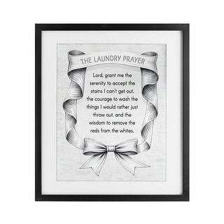 Vintage Ribbon Laundry Prayer Lettered and Lined - Bed Bath & Beyond ...