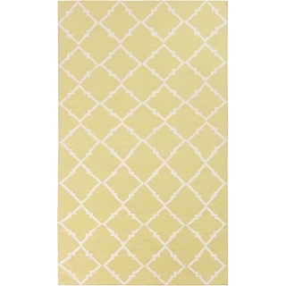 Hand-woven Lansing Flatweave Wool Area Rug - Bed Bath & Beyond - 9511984