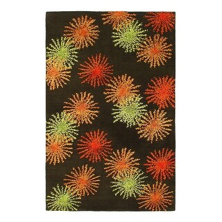 Canvello Handmade Black Hand Tufted Rug - 5'3" X 8'5" - 5'3'' x 8'5 ...