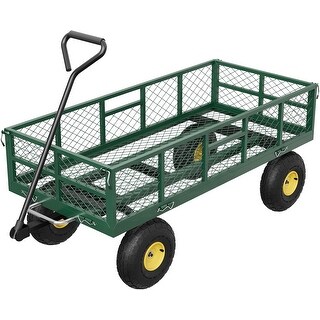 Garden Cart with Removable Sidewalls, 900 LBS Heavy Duty Steel Dump ...