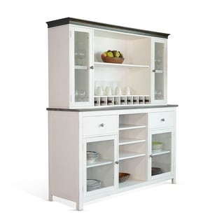 Sunny Designs Carriage House Wood Buffet & Hutch - Bed Bath & Beyond ...