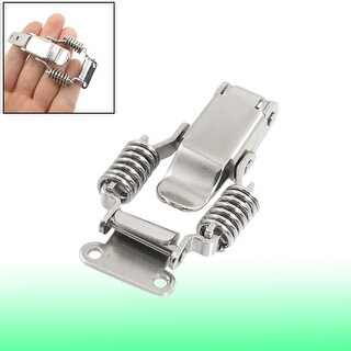 2.6" Compression Spring Loaded Straight Loop Catches Iron Toggle Latch ...