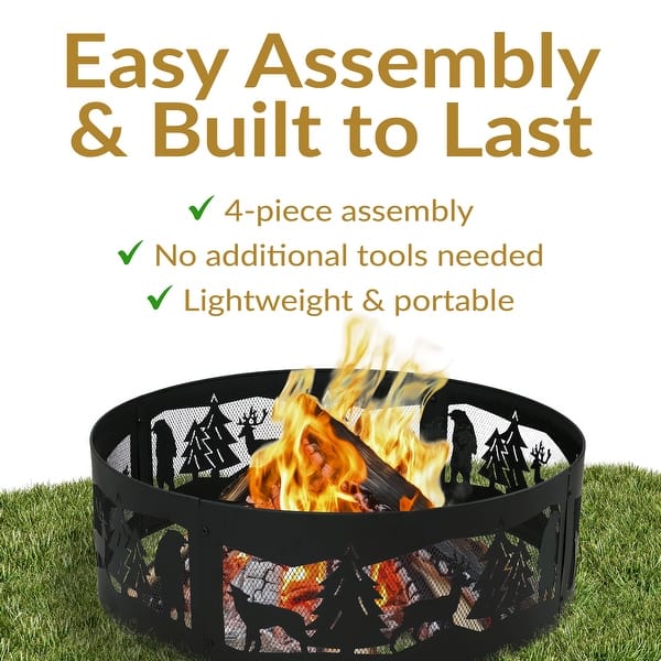 metal fire pit ring