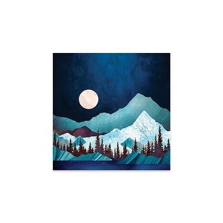 Moon Bay Print On Acrylic Glass by SpaceFrog Designs - Bed Bath ...