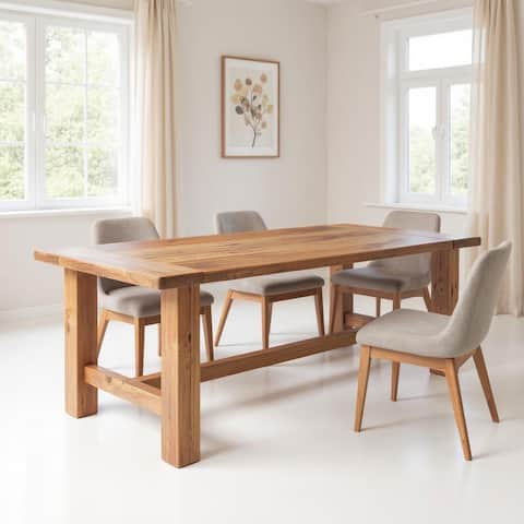 Rustic, Trestle Dining Tables - Overstock