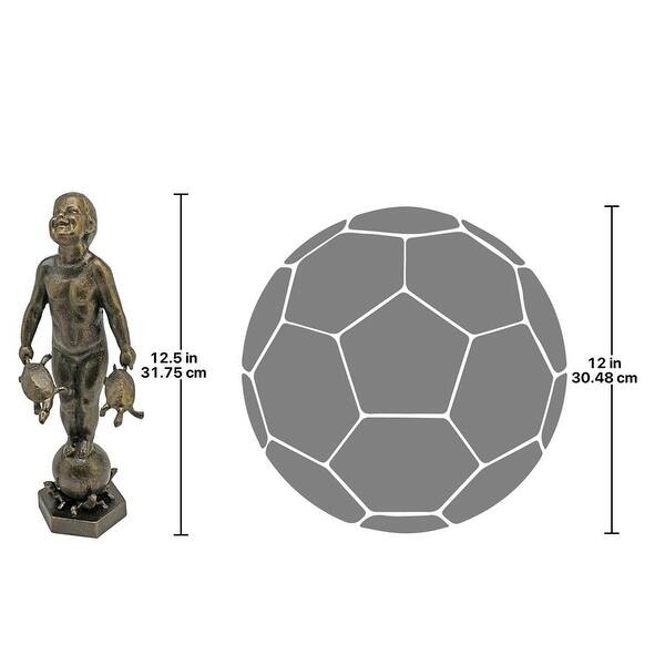 Design Toscano Turtle Boy Cast Iron Statue - Bed Bath & Beyond - 21593208