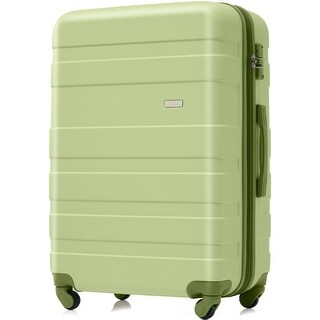 Green Luggage Expandable Hardshell 3pcs Luggage Hardside Lightweight ...