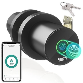 Smart Biometric Door Lock Fingerprint Door Knob with App Control for ...