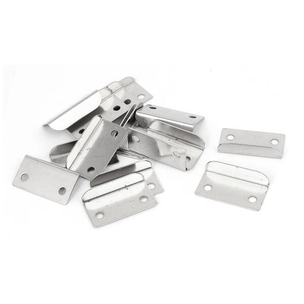 Home Cabinet Drawer Door L Shaped Metal Lock Strike Plate 39mmx21mmx9 ...