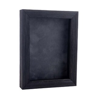18x24 Shadow Box Frame Barnwood Black Wood | 1" Usable Display Depth ...