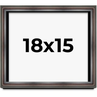 18x15 Shadow Box Frame Brown Cherry | 2.625 Inches Deep Pine Wood - Bed ...